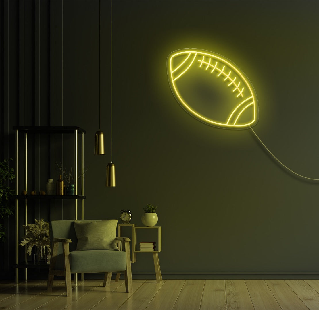 American Football & Rugby Ball Neon Sign – The Neon Factory